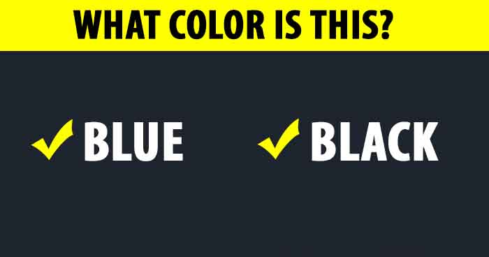 Most People Can’t Pass This Tricky Color Test: Is It Blue Or Black ...