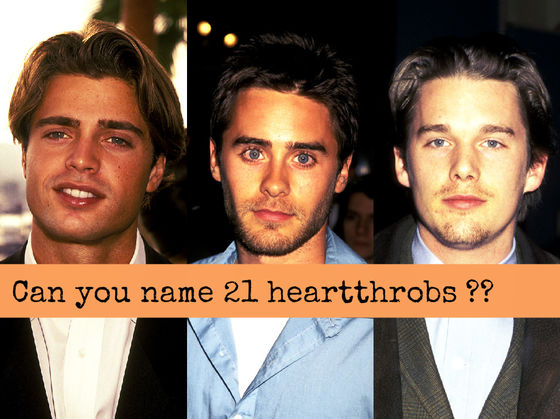 Only 1 In 55 Women Can Name These 90s Male Heartthrobs – Quizcookie